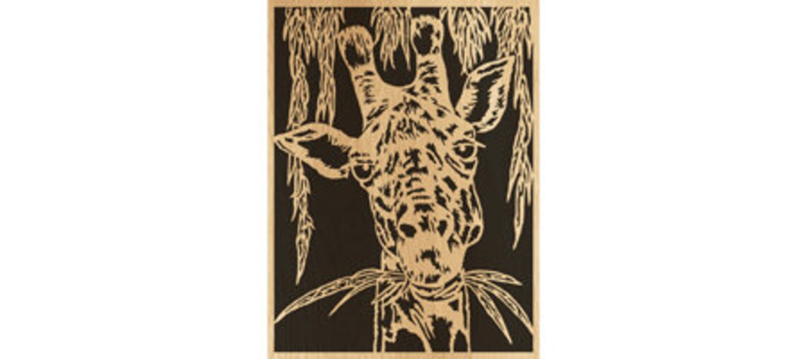 003-giraffe Scroll Saw Pattern pdf Jpg Dxf Svg Eps - Etsy