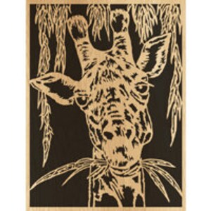 003-giraffe Scroll Saw Pattern pdf, Jpg, Dxf, Svg, Eps - Etsy