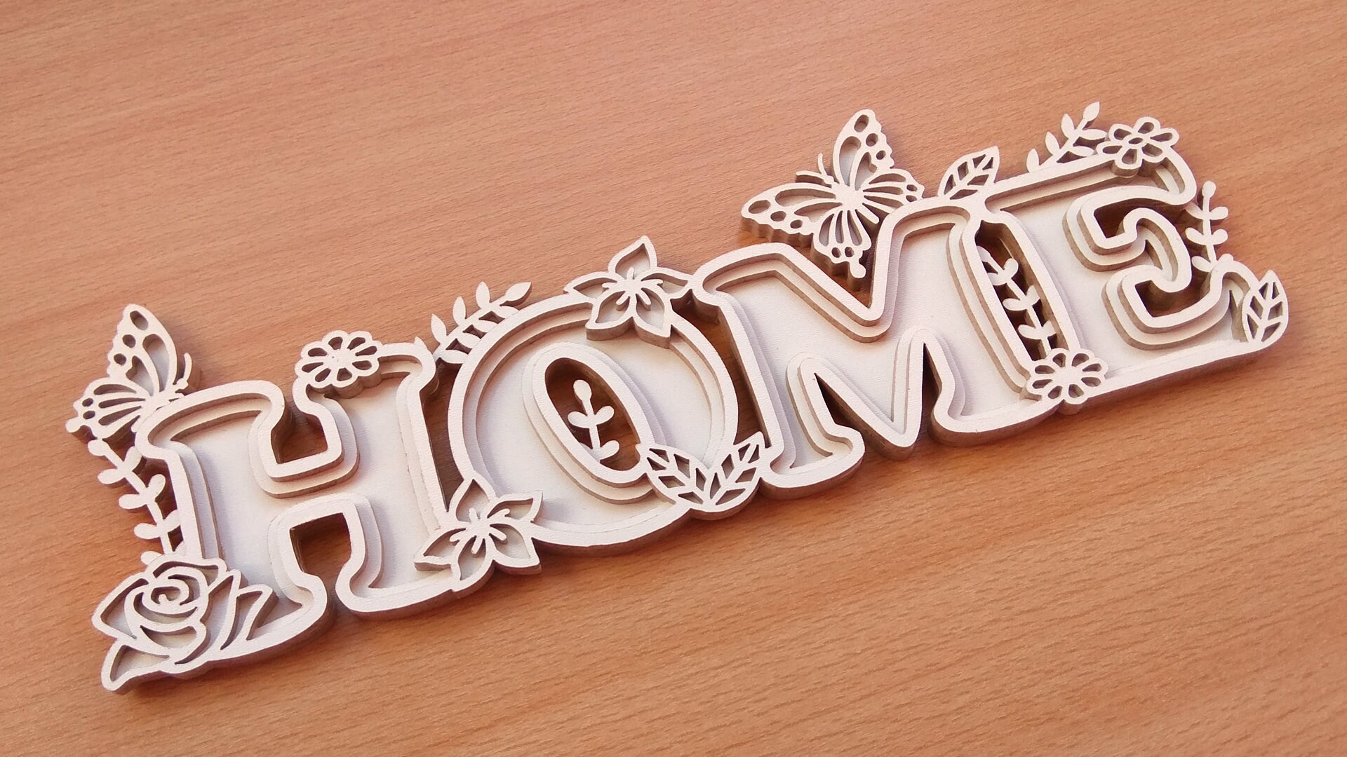 C111-Home Scroll saw pattern pdf dxf svg eps | Etsy