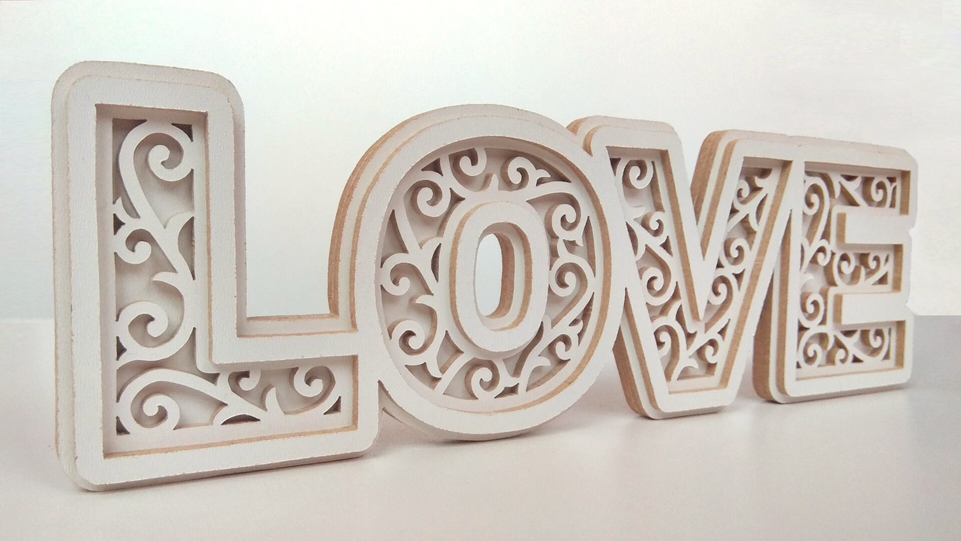C51-love Scroll Saw Pattern pdf Dxf Svg Eps - Etsy Canada