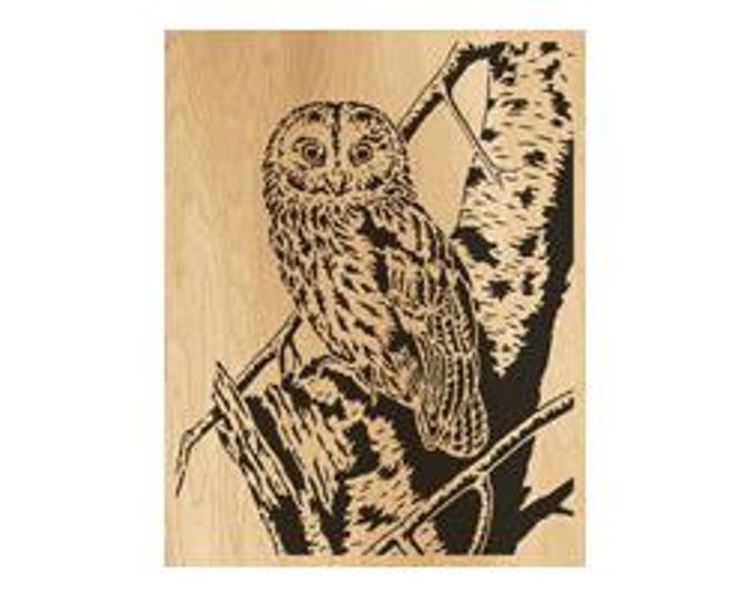 044-owl - Scroll Saw Pattern (pdf, Jpg, Dxf, Svg, Eps) - Etsy