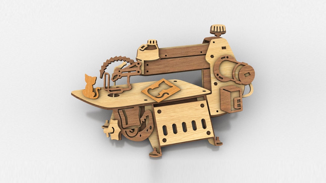 C250-scroll Saw - Scroll Saw Pattern (pdf, Dxf, Svg, Eps) - Etsy