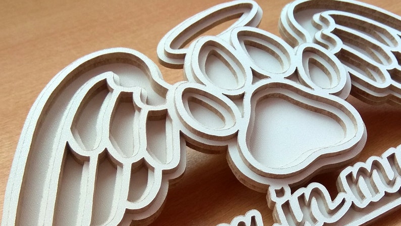 C104-paw - Scroll Saw Pattern (pdf, Dxf, Svg, Eps) - Etsy UK