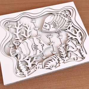 C174-sea Life - Scroll Saw Pattern (pdf, Dxf, Svg, Eps) - Etsy