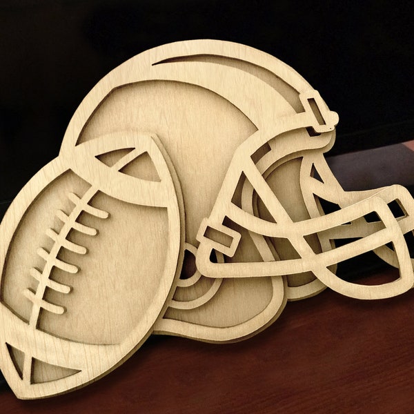 Football Scroll Saw Pattern - Etsy