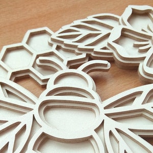 C118-bee - Scroll Saw Pattern (pdf, Dxf, Svg, Eps) - Etsy