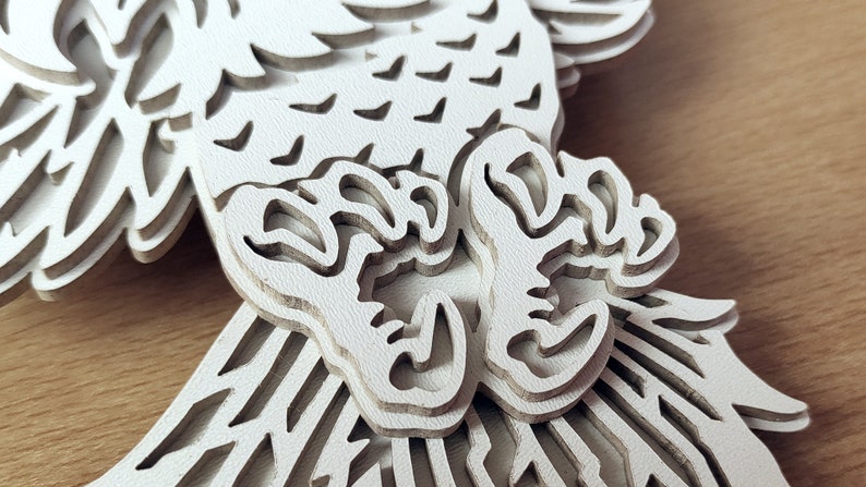 C166-eagle Scroll Saw Pattern pdf Dxf Svg Eps - Etsy