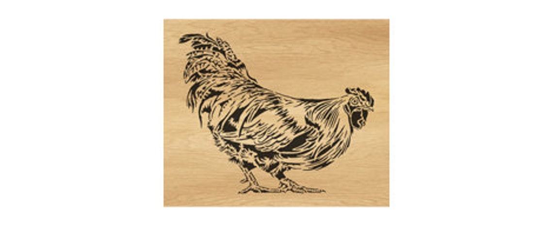 113-rooster Scroll Saw Pattern pdf Jpg Dxf Svg Eps - Etsy