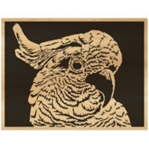 096-parrot Scroll Saw Pattern pdf, Jpg, Dxf, Svg, Eps - Etsy