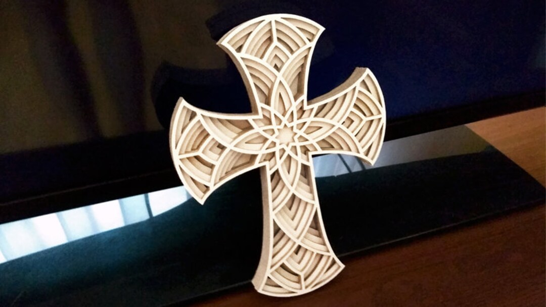 C32-cross - Scroll Saw Pattern (pdf, Dxf, Svg, Eps) - Etsy