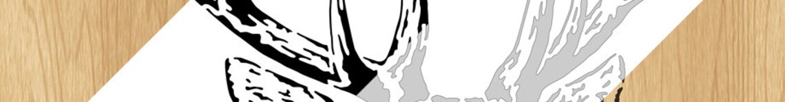 020-elk - Scroll Saw Pattern (pdf, Jpg, Dxf, Svg, Eps) - Etsy