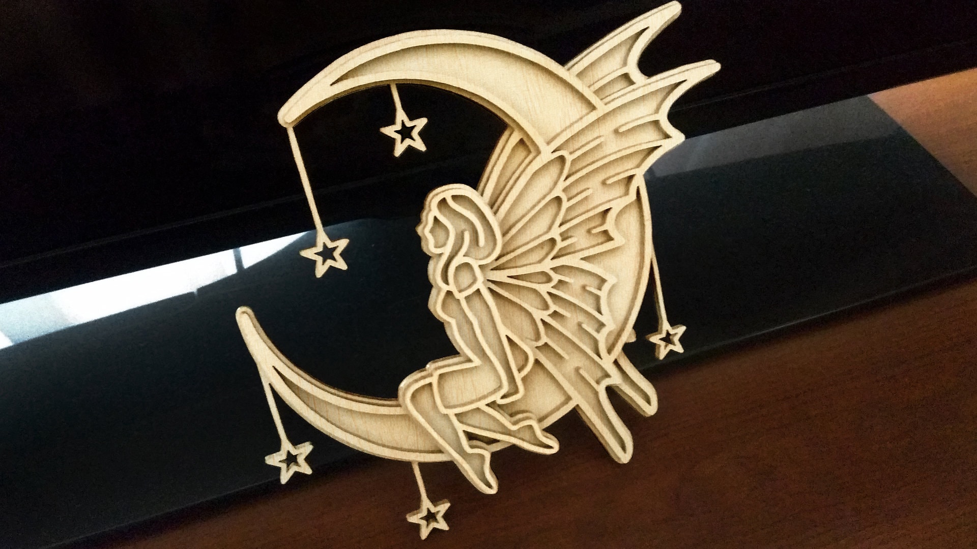 C100-fairy Scroll saw pattern pdf dxf svg eps | Etsy