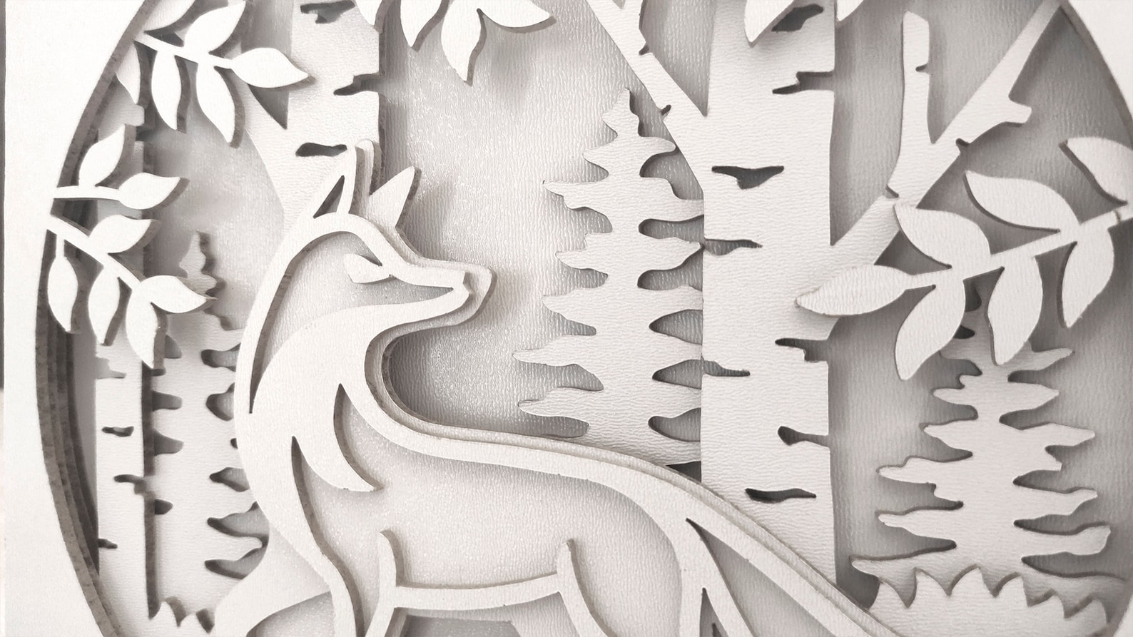 C198-fox Scroll Saw Pattern pdf Dxf Svg Eps - Etsy