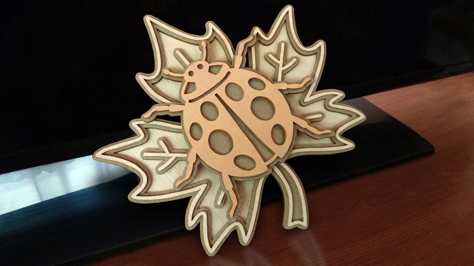 C102-ladybug Scroll Saw Pattern pdf Dxf Svg Eps - Etsy