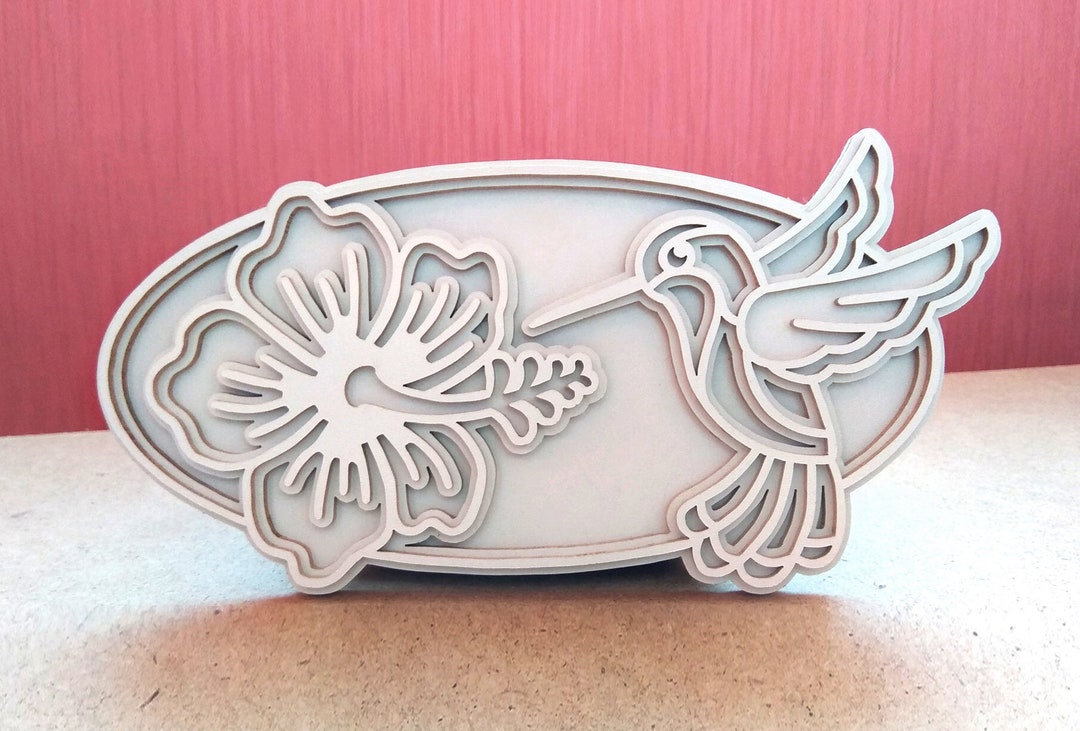 C49-hummingbird - Scroll Saw Pattern (pdf, Dxf, Svg, Eps) - Etsy