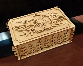 C02-gift Box Scroll Saw Pattern | Etsy UK