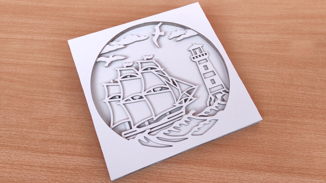 C153-ship - Scroll Saw Pattern (pdf, Dxf, Svg, Eps) - Etsy
