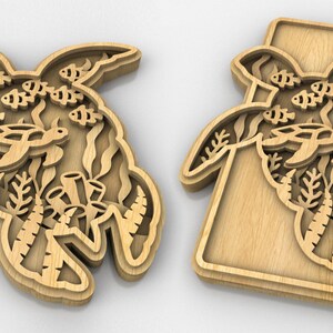 C237-turtle - Scroll Saw Pattern (pdf, Dxf, Svg, Eps) - Etsy