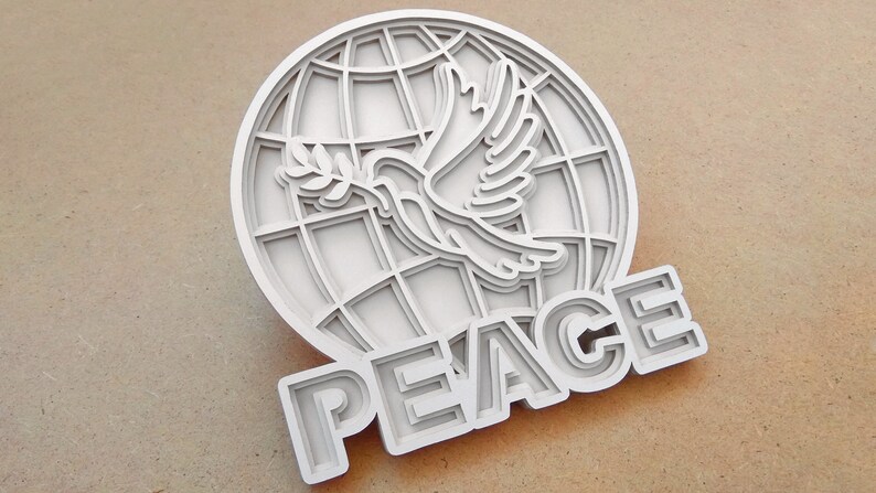 C65-peace Scroll Saw Pattern pdf Dxf Svg Eps - Etsy