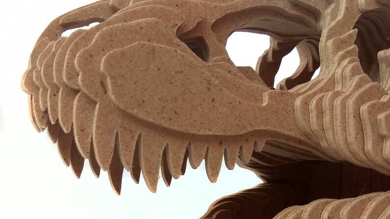 C58-dino Skull Scroll Saw Pattern pdf Dxf Svg Eps | Etsy