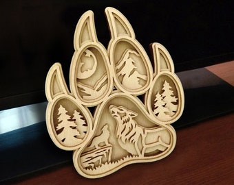 C174-sea Life Scroll Saw Pattern pdf Dxf Svg Eps | Etsy