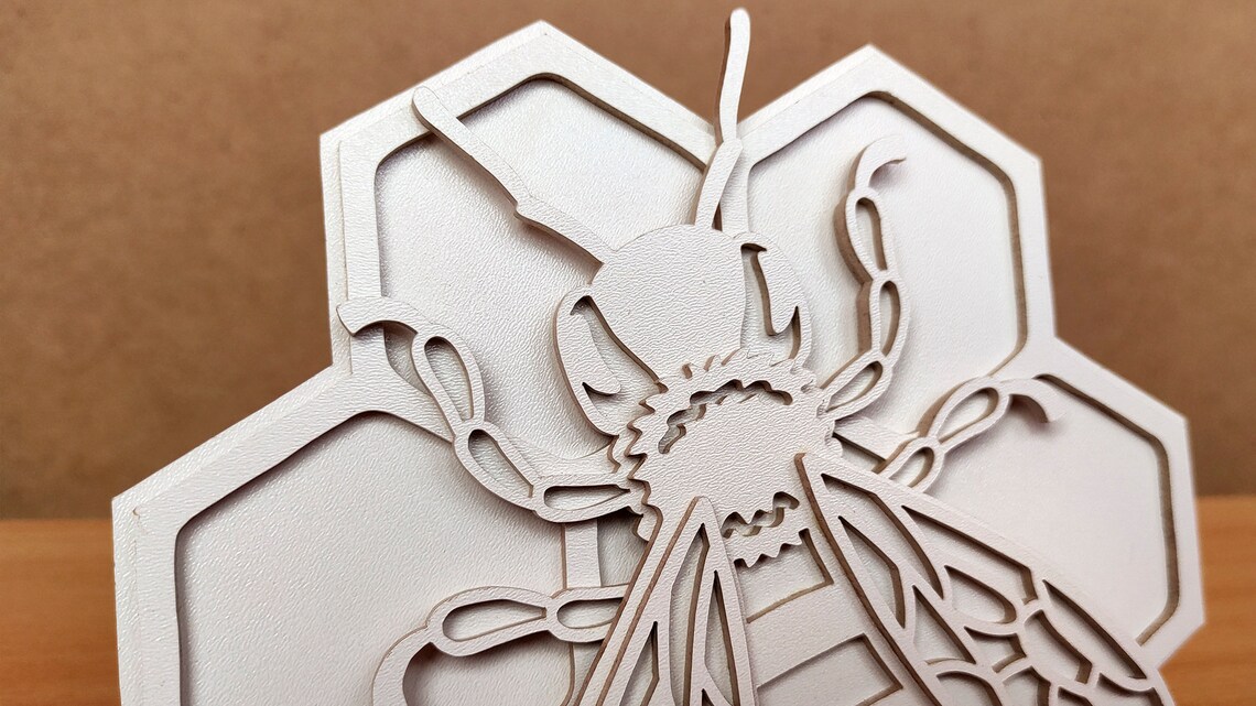 C160-bee Scroll Saw Pattern pdf Dxf Svg Eps - Etsy Australia