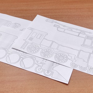 C158-train - Scroll Saw Pattern (pdf, Dxf, Svg, Eps) - Etsy