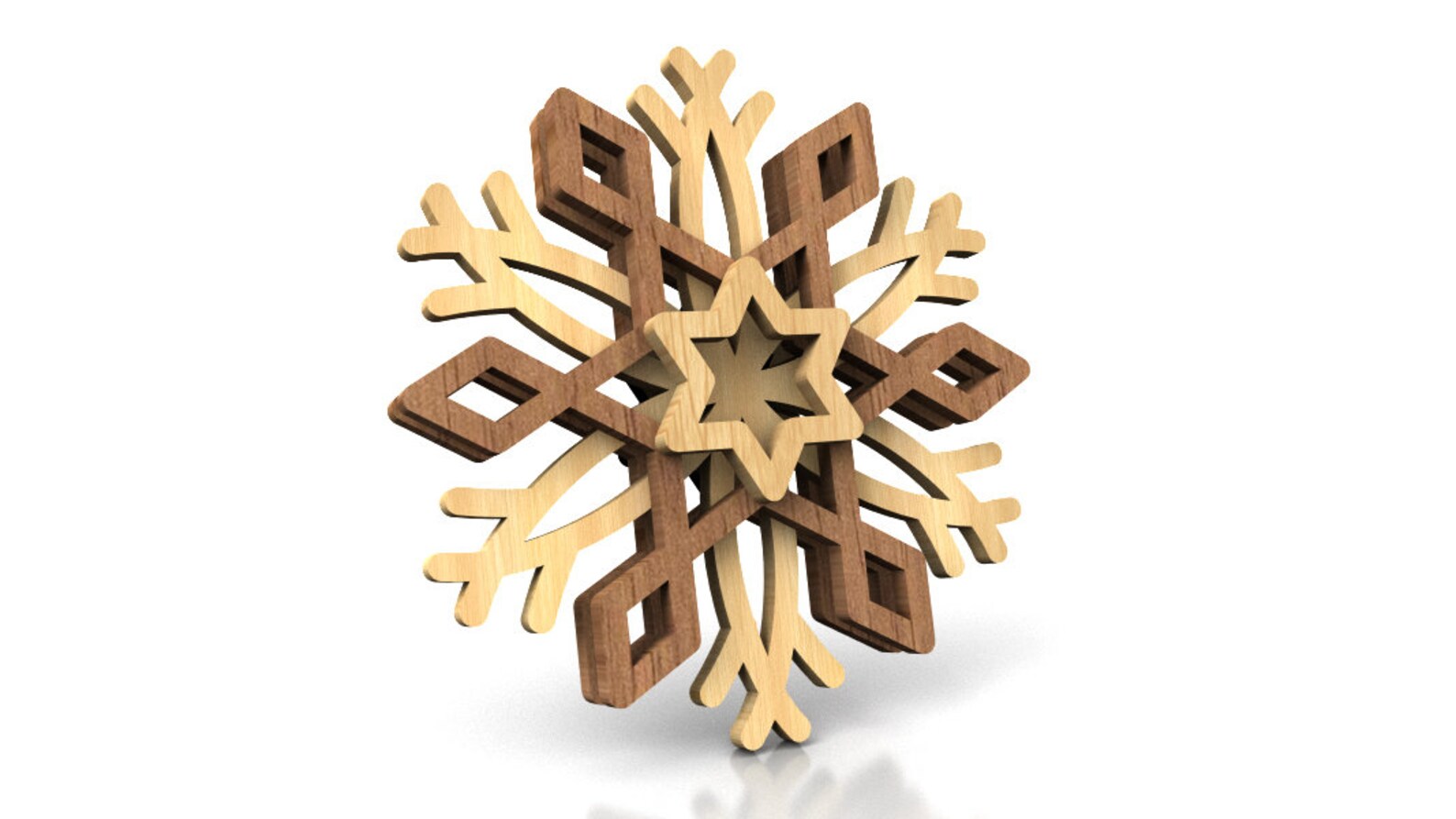 C243-snowflake Set- Scroll Saw Pattern (pdf, Dxf, Svg, Eps) - Etsy