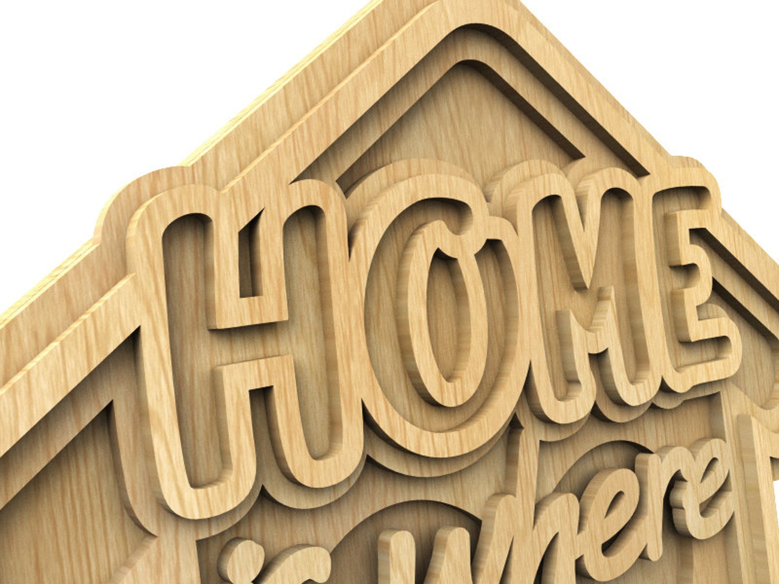 C207-home Scroll Saw Pattern pdf Dxf Svg Eps - Etsy