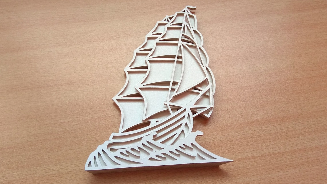 C82-ship - Scroll Saw Pattern (pdf, Dxf, Svg, Eps) - Etsy