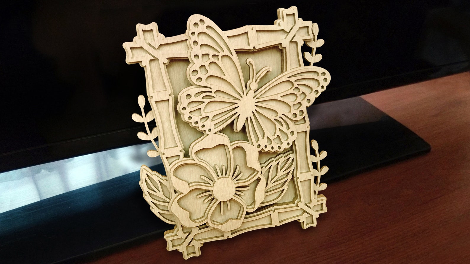 C110-butterfly Scroll Saw Pattern pdf Dxf Svg Eps - Etsy