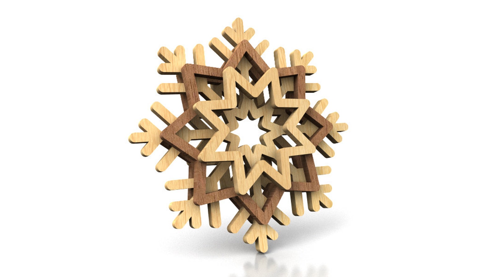 C243-snowflake Set- Scroll Saw Pattern (pdf, Dxf, Svg, Eps) - Etsy