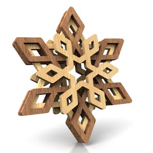C243-snowflake Set- Scroll Saw Pattern (pdf, Dxf, Svg, Eps) - Etsy