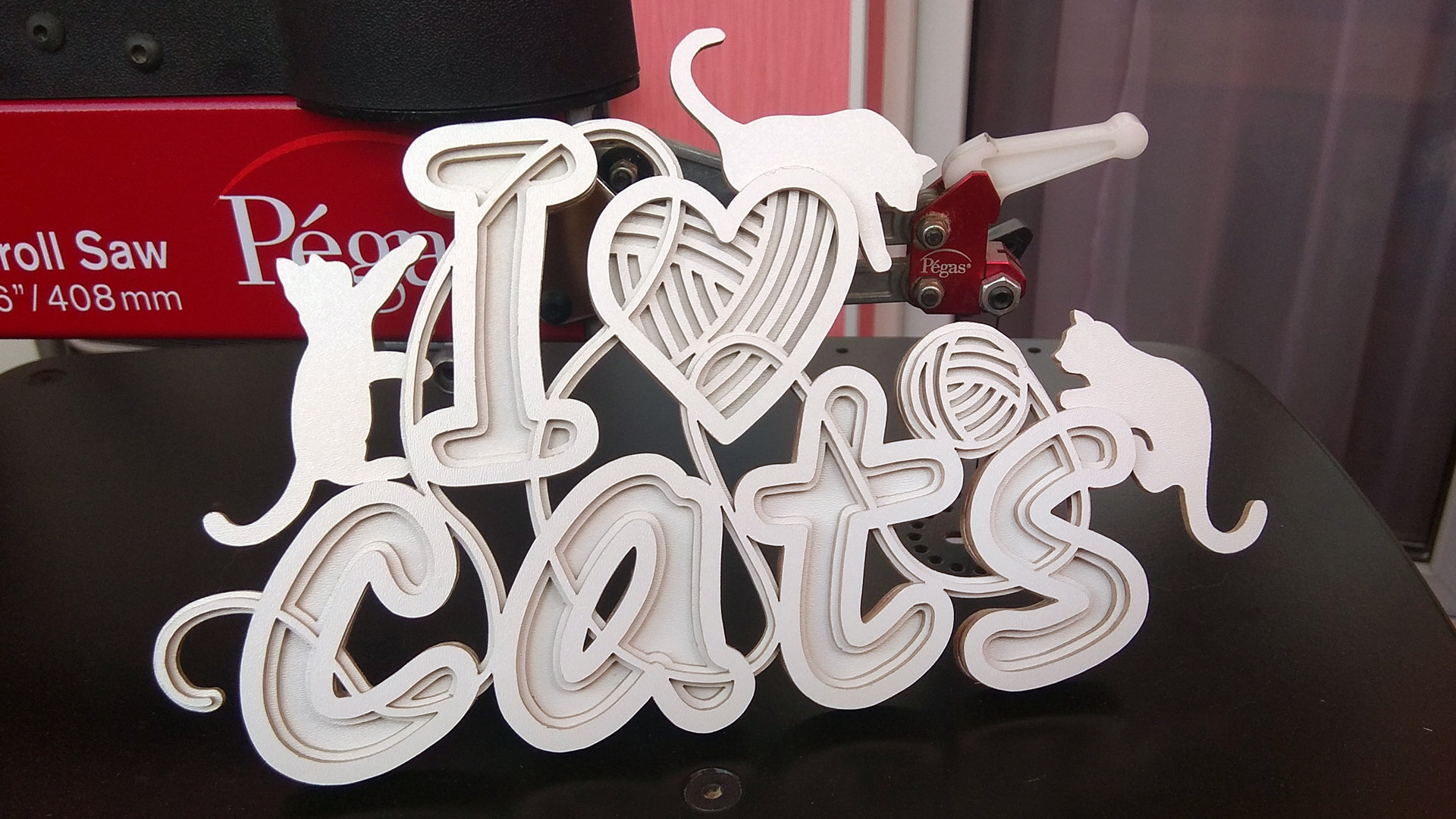 C117-cats Scroll Saw Pattern pdf Dxf Svg Eps - Etsy