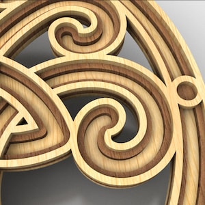 C229-celtic Tree of Life - Scroll Saw Pattern (pdf, Dxf, Svg, Eps) - Etsy