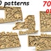 C240-US State Set Scroll Saw Pattern pdf Dxf Svg Eps - Etsy