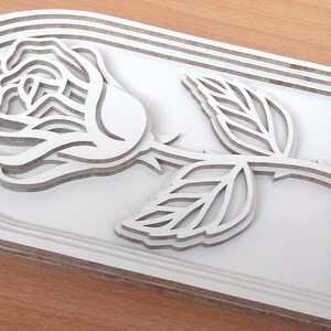 C136-rose - Scroll Saw Pattern (pdf, Dxf, Svg, Eps) - Etsy