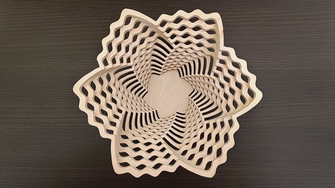 C261-bowl - Scroll Saw Pattern (pdf, Jpg, Dxf, Svg, Eps) - Etsy