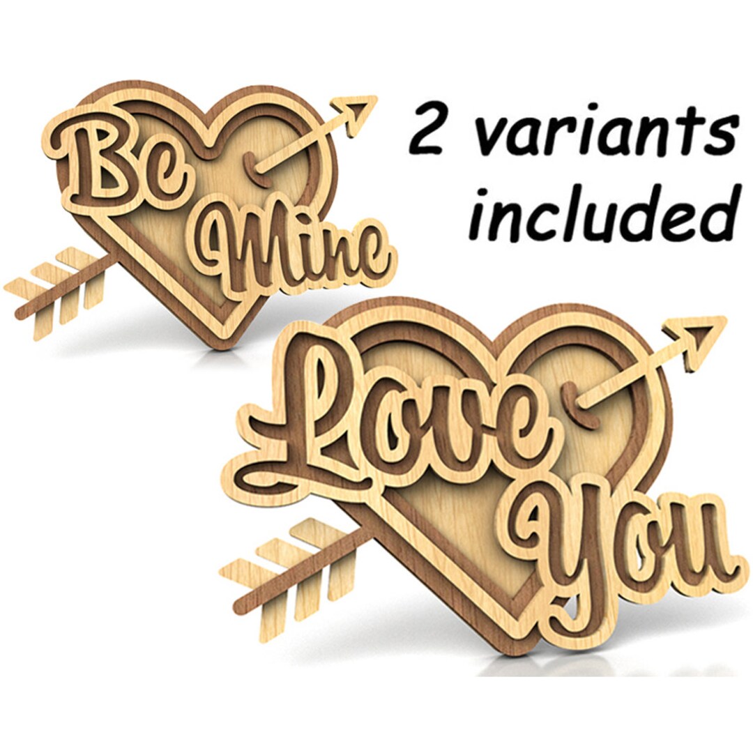 C151-love - Scroll Saw Pattern (pdf, Dxf, Svg, Eps) - Etsy