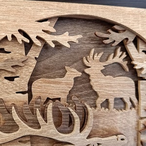 C260-elk - Scroll Saw Pattern (pdf, Dxf, Svg, Eps) - Etsy