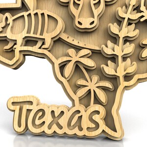 C240-texas - Scroll Saw Pattern (pdf, Dxf, Svg, Eps) - Etsy