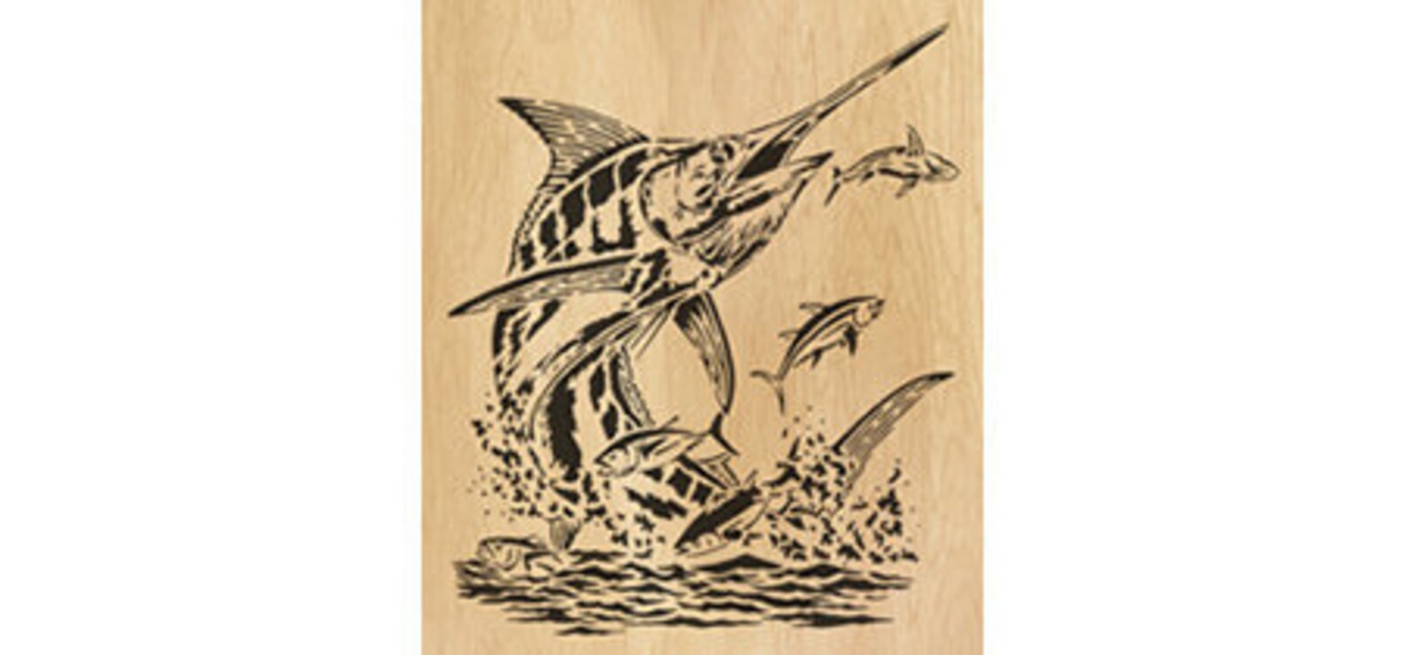 034-marlin Scroll Saw Pattern pdf Jpg Dxf Svg Eps - Etsy