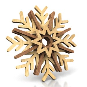 C243-snowflake Set- Scroll Saw Pattern (pdf, Dxf, Svg, Eps) - Etsy