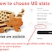 C157-US State - Scroll Saw Pattern (pdf, Dxf, Svg, Eps) - Etsy