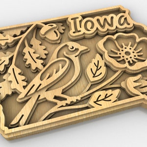 C240-iowa - Scroll Saw Pattern (pdf, Dxf, Svg, Eps) - Etsy
