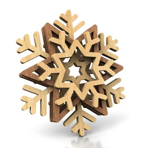 C243-snowflake Set- Scroll Saw Pattern (pdf, Dxf, Svg, Eps) - Etsy