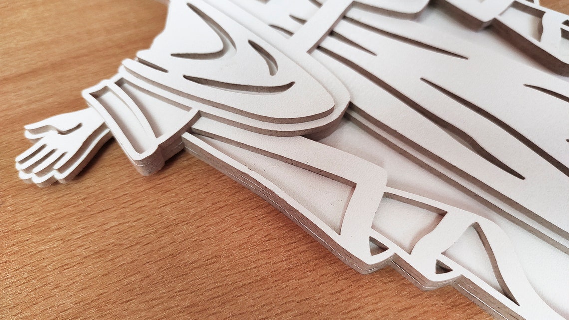 C167-jesus Scroll Saw Pattern pdf Dxf Svg Eps - Etsy