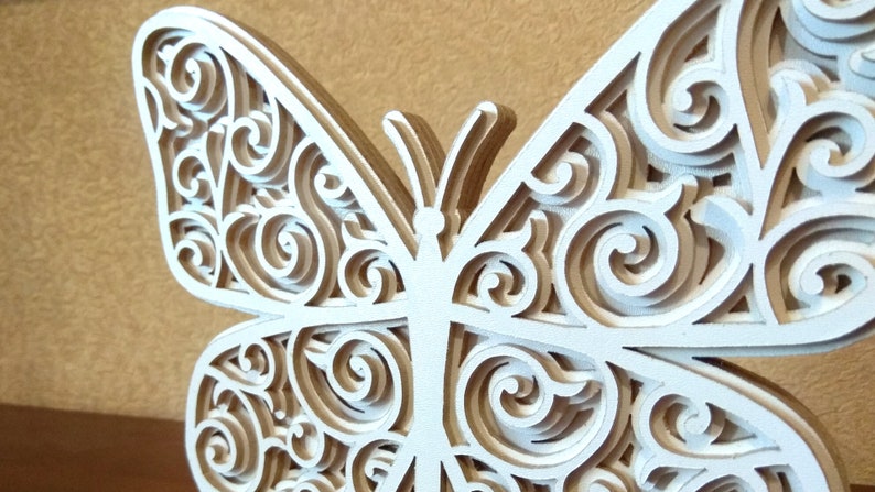 C35-butterfly Scroll Saw Pattern pdf Dxf Svg Eps | Etsy