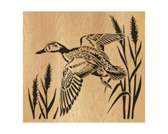 040-duck Scroll Saw Pattern pdf Jpg Dxf Svg Eps | Etsy