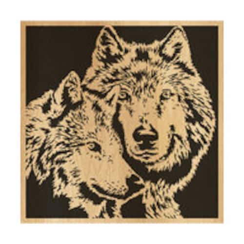 071-wolf Scroll Saw Pattern pdf Jpg Dxf Svg Eps - Etsy UK
